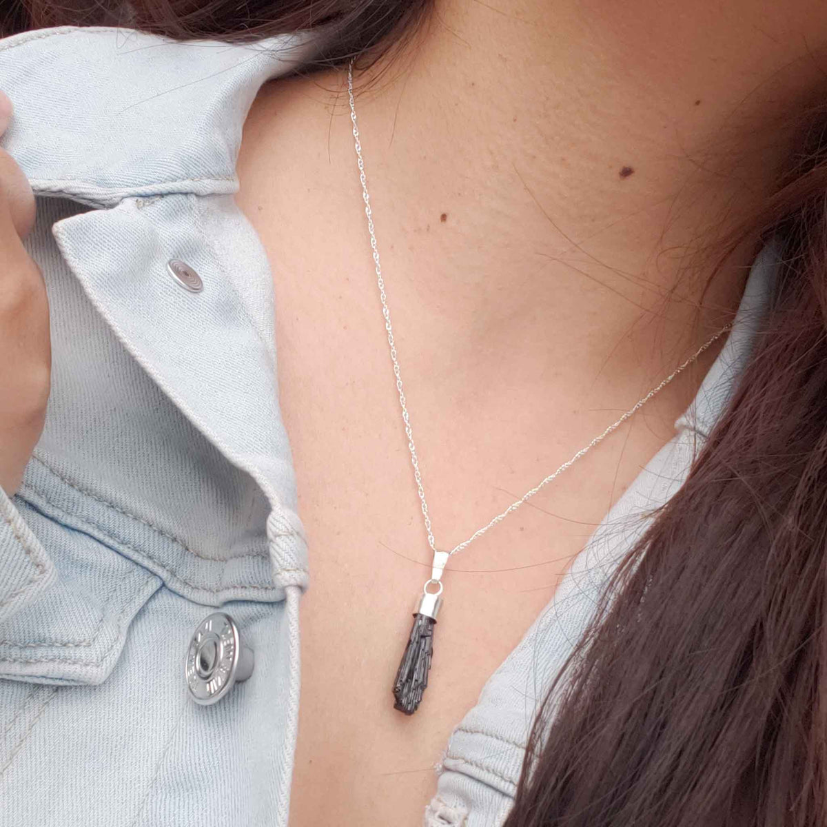 Collar Turmalina Negra – Intueri Joyas